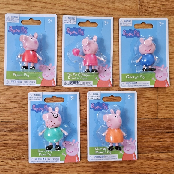 Peppa Pig | Toys | Peppa Pig 5 Mini Figures Nwt | Poshmark